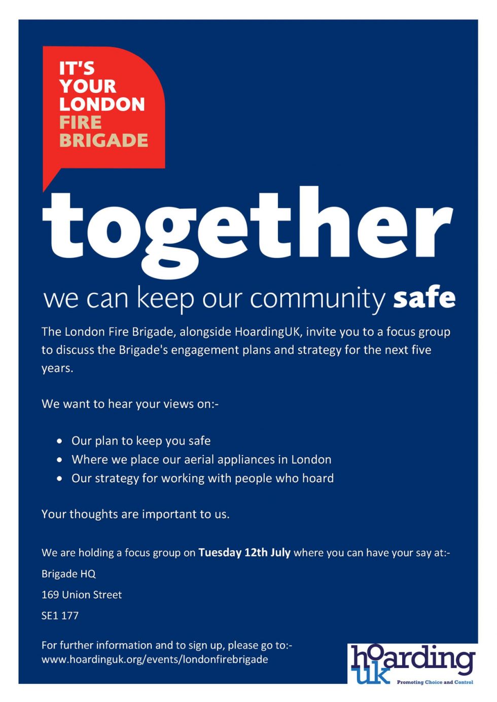 London Fire Brigade | HoardingUK